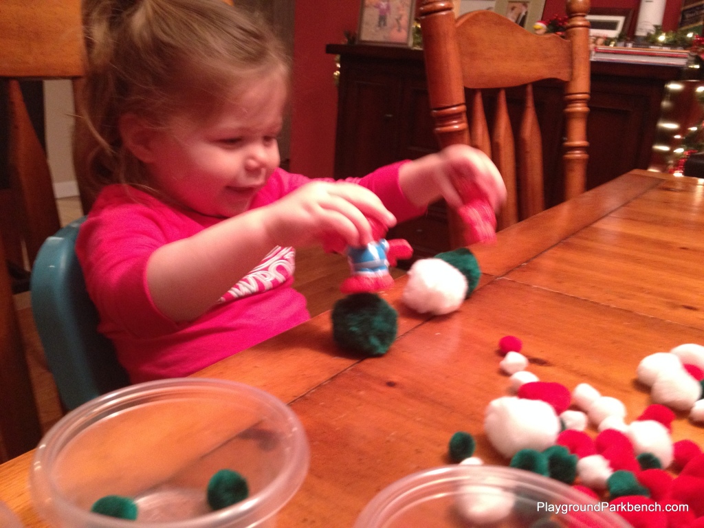 Sorting and Patterns with Pom Poms