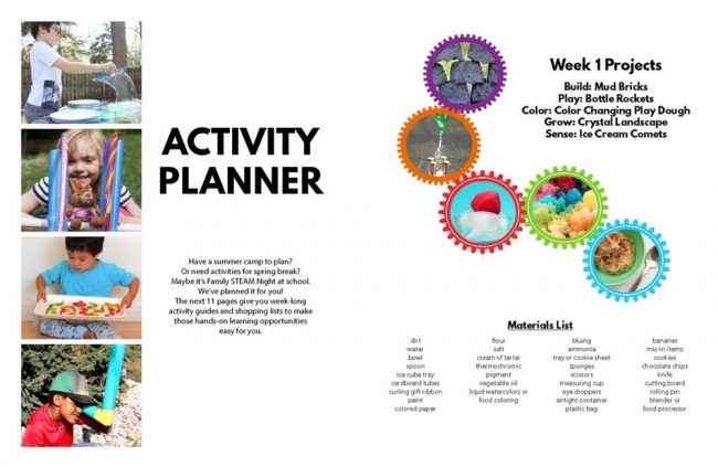 52 Weeks of STEAM Activities for Kids
