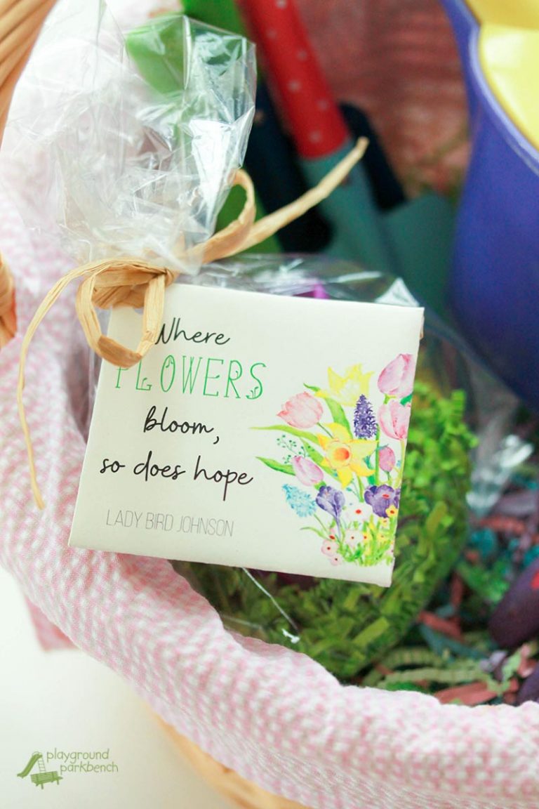 DIY Printable Secular Seed Packets for Easter