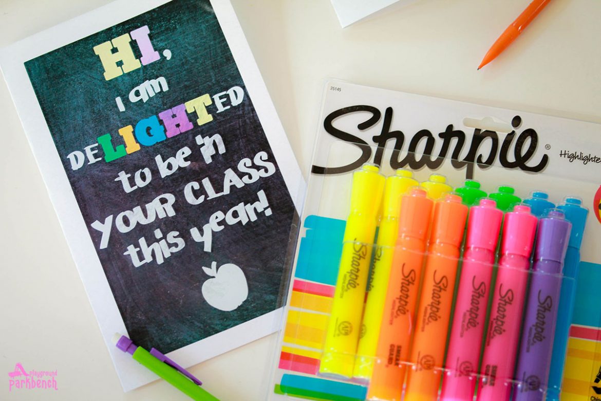 First Day of School Teacher Gift Printables